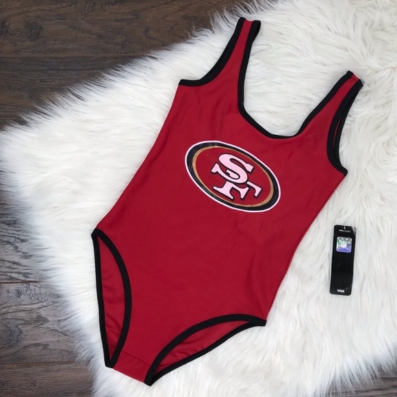 NFL | Swim | Nwt Nfl San Francisco 49ers Swimsuit Bodysuit | Poshmark